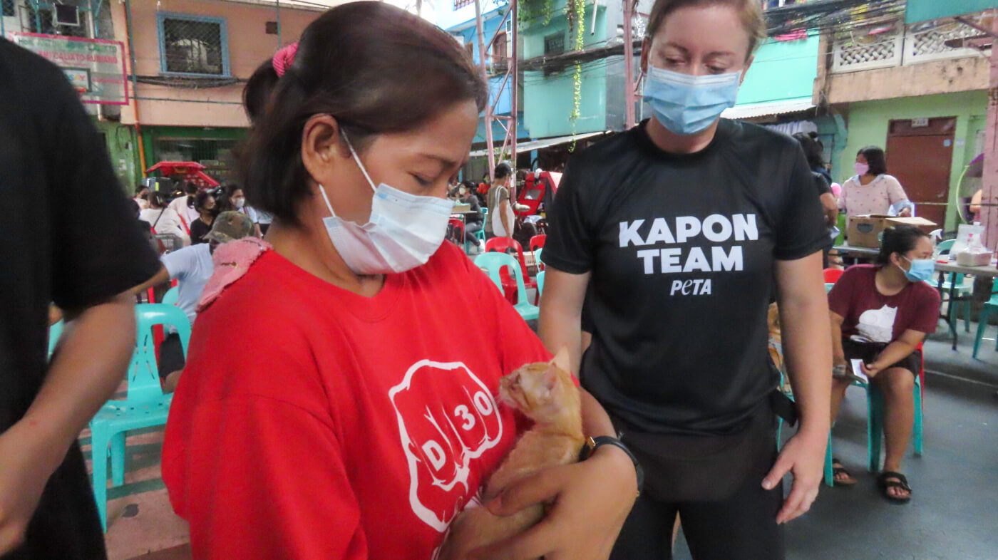 Help Philippines Through PETA’s Global Compassion Fund